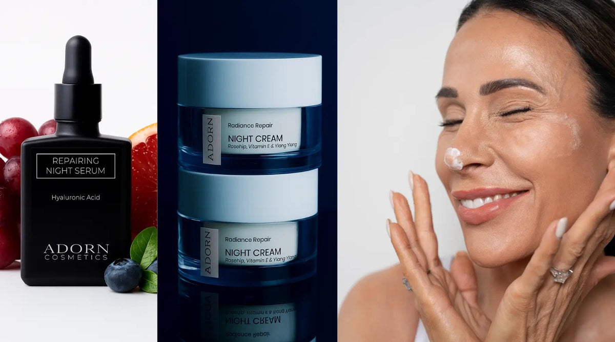 Nighttime Skin Care Routine Steps for Mature Skin – Adorn Cosmetics