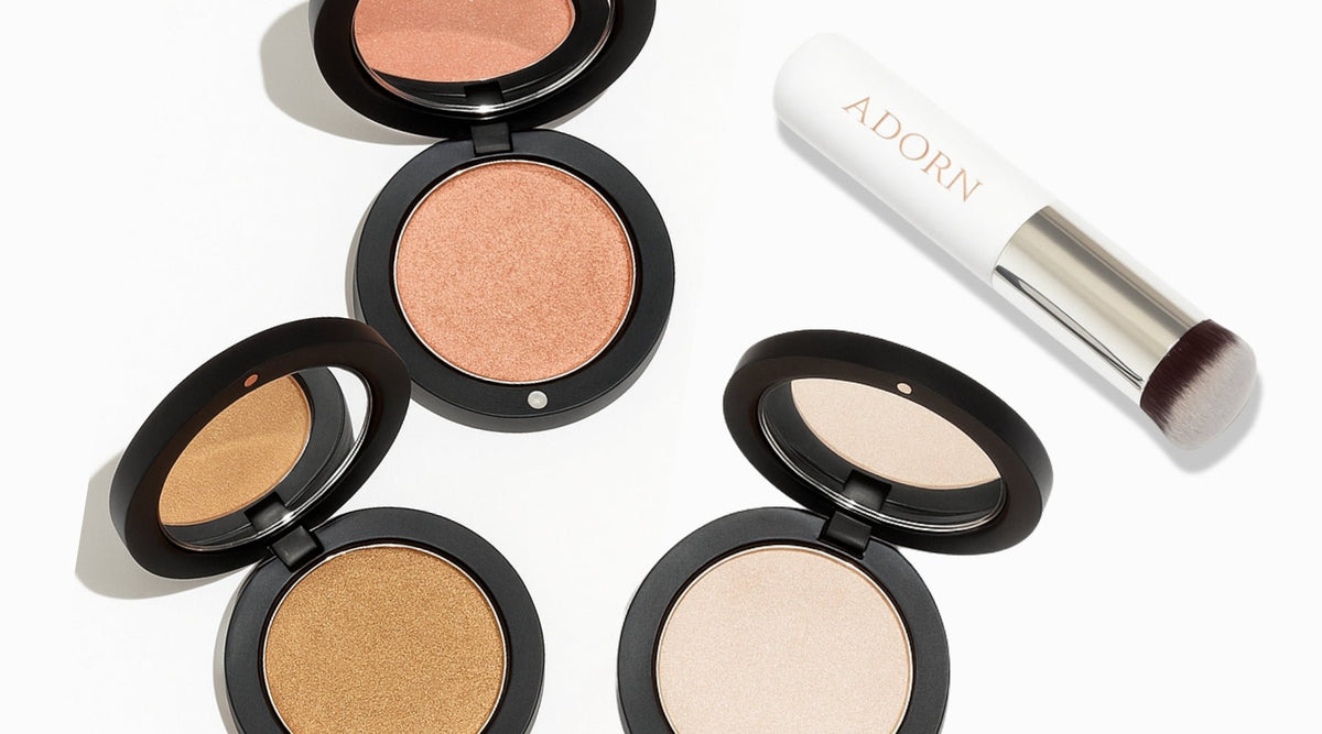 Refillable Mineral Makeup Stack: Radiant Skin Set – Adorn Cosmetics