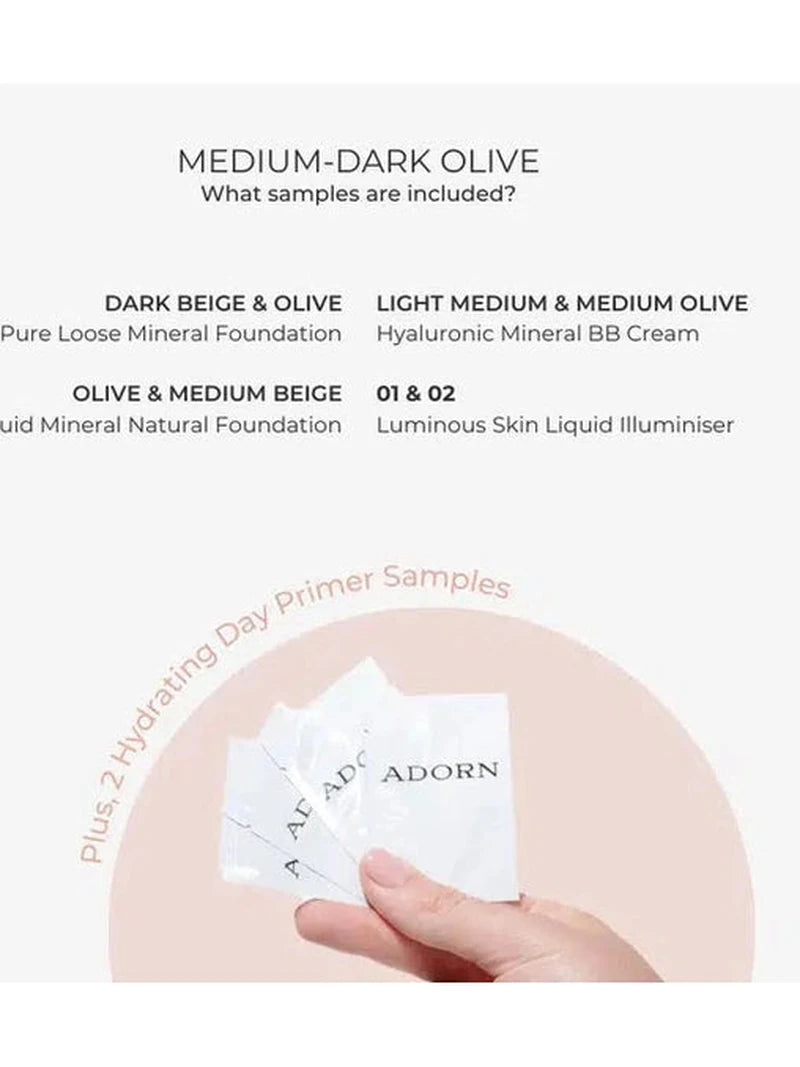 Bestseller Foundation Sample Set - Adorn Cosmetics
