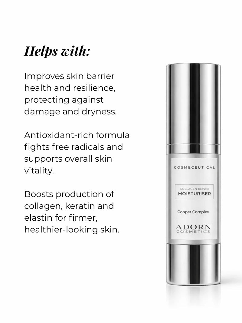 Copper Complex Face Moisturiser & Eye Cream for Recovery – Adorn Cosmetics