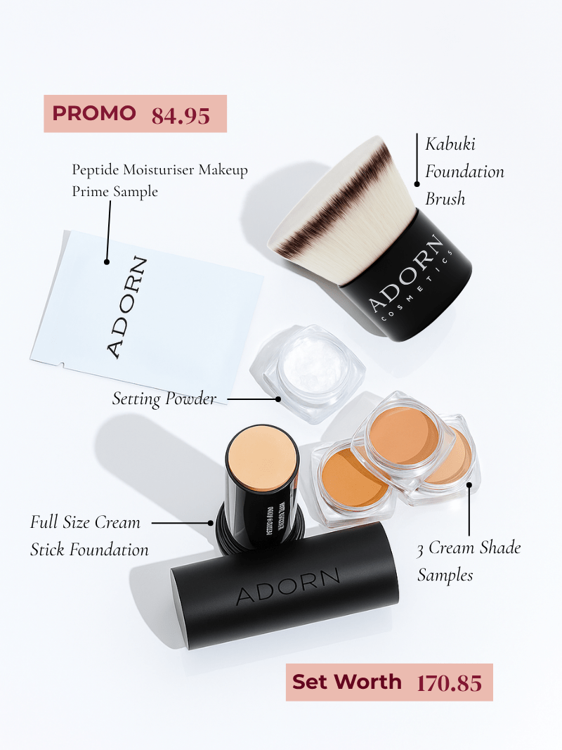 Hydrating Cream Foundation Set | Find My Foundation Shade – Adorn Cosmetics