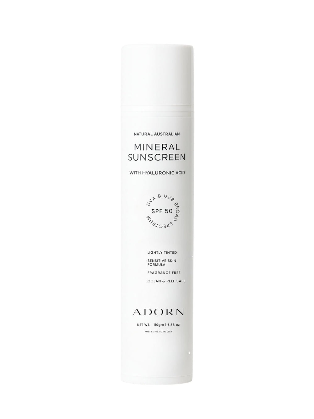 Mineral SPF 50 Face Sunscreen | Best Tinted Mineral Sunscreen – Adorn ...